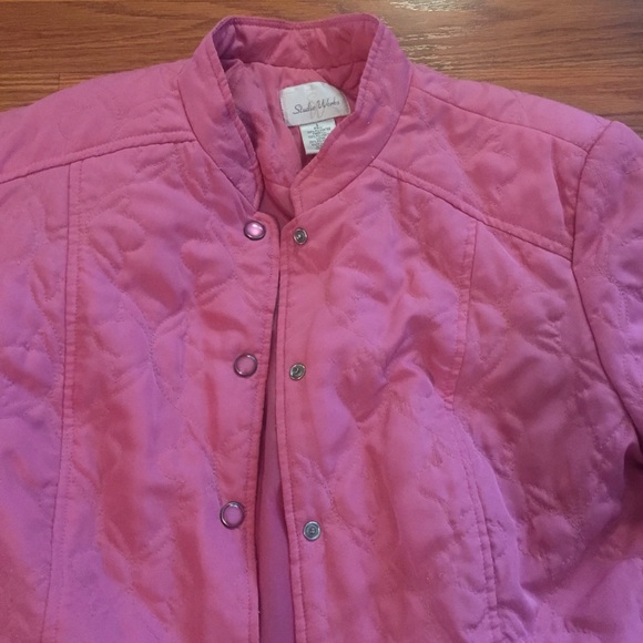 Jackets & Coats | Vintage Quilted Embroidered Jacket Pink | Poshmark